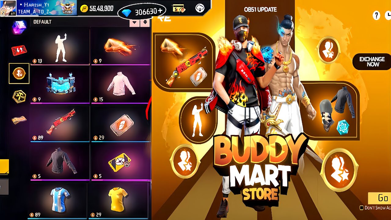 💯 Next Buddy Mart Store Update 🔥 In Telugu | 🤫Rare Bundles Buddy Mart Store 😍| LoL Emote Return ...