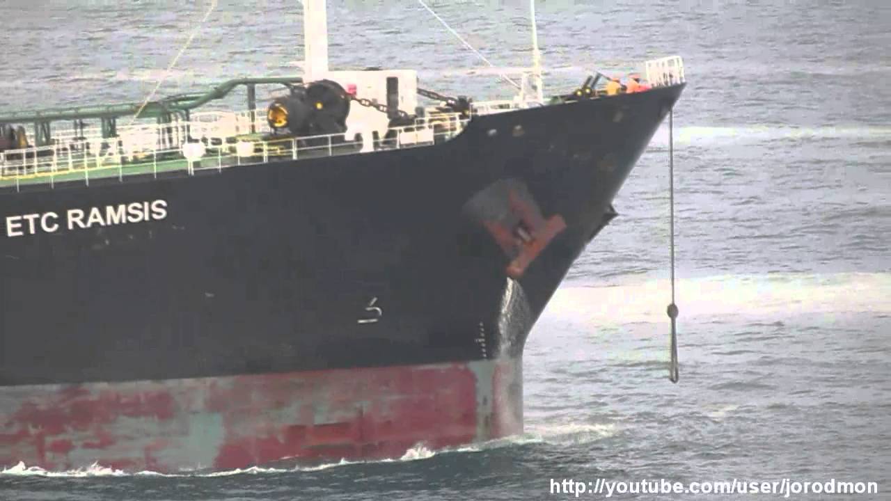 Tanker Ship ETC RAMSIS inbound A Coruña - YouTube