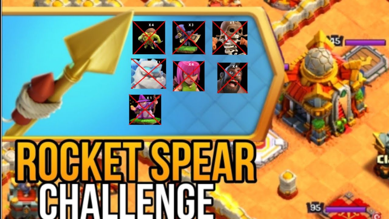 Easiest to complete coc new event without using full army challenge ...