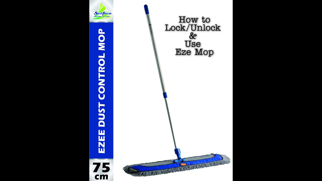 How To Lock/Unlock and use the Eze Dry Mop - YouTube