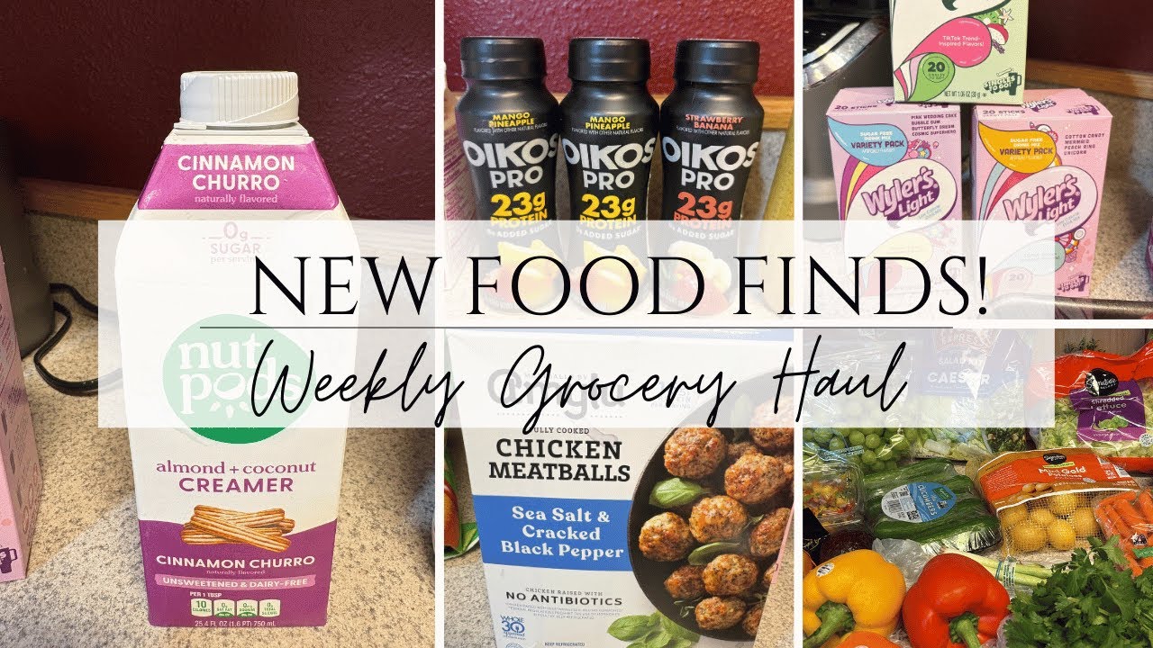 **NEW FOOD FINDS** | WALMART & SAFEWAY GROCERY HAUL 🛒 - YouTube