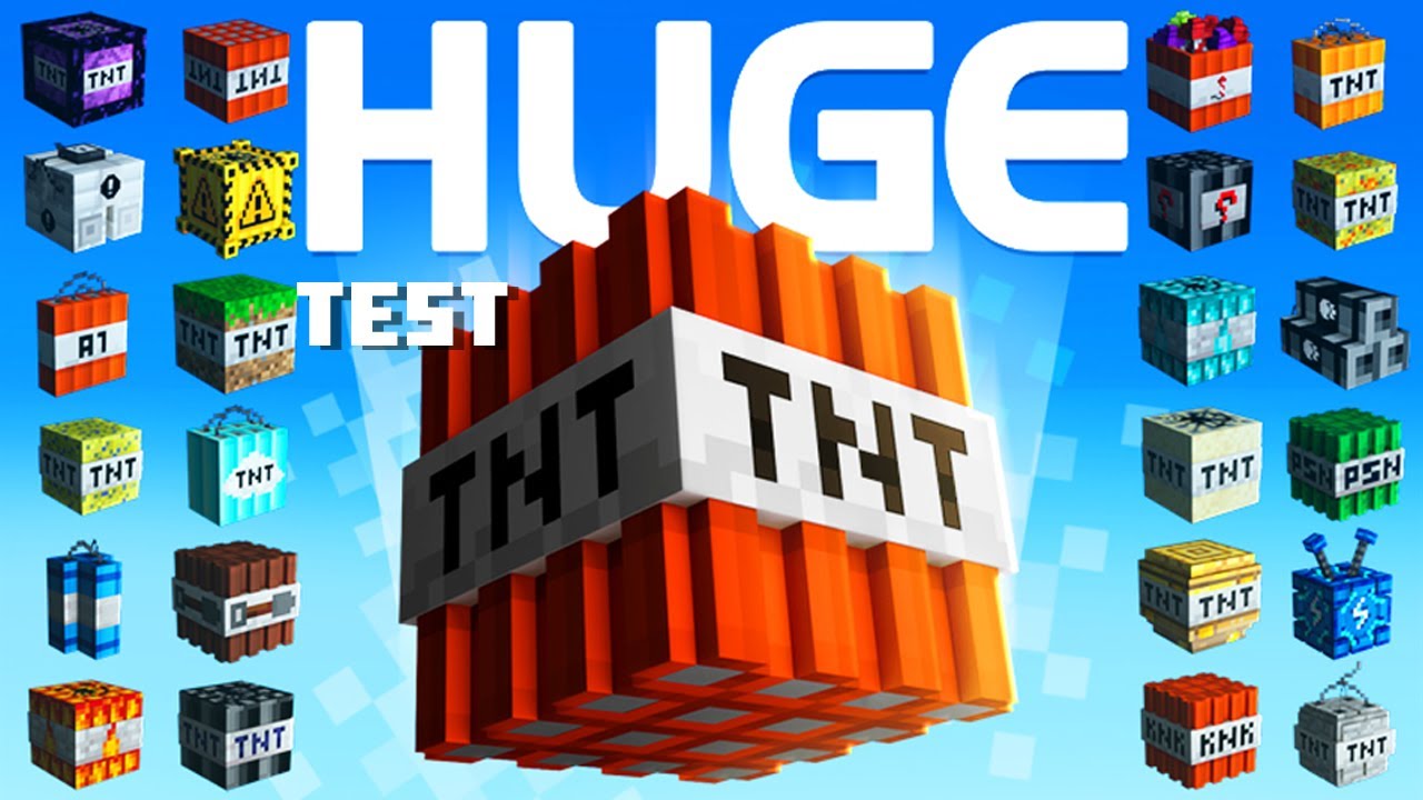 on teste la map Huge TNT minecraft bedrock avec mon fils - replay 12/02 ...