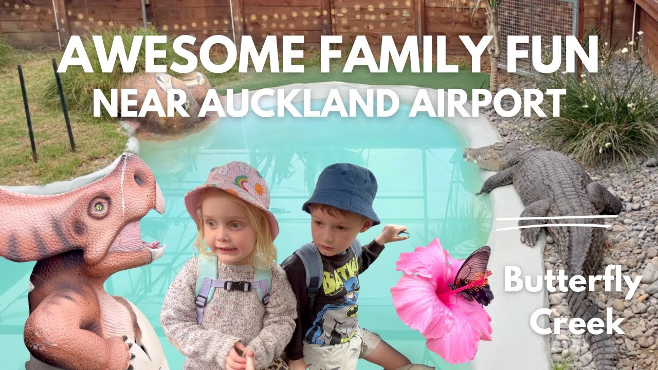 Butterfly Creek 🦋 Zoo, Farm & Dinosaurs 🦕 near Auckland Airport - YouTube