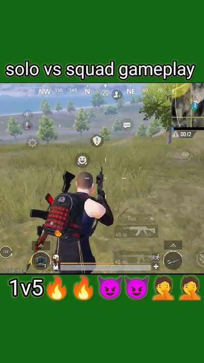 Solo vs squad gameplay bgmi | 1v5 bgmi short #bgmi #gaming #viral #pubg #shorts - YouTube