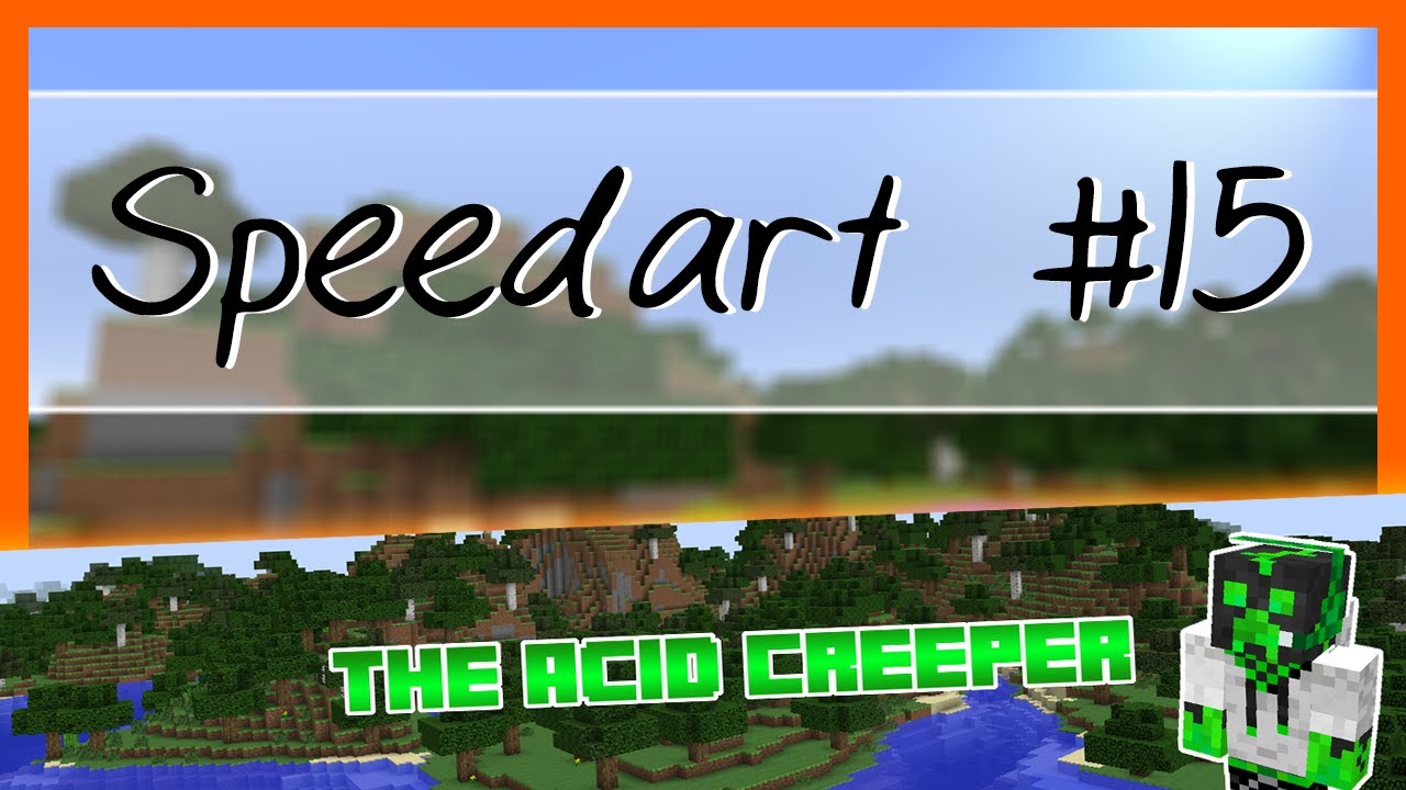 The Acid Creeper | Minecraft Channel Art Speedart #15 ...