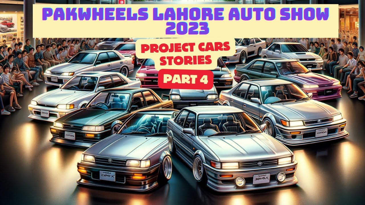 Pakwheels Lahore Auto Show 2023: Toyota Corolla, Mark X, Mark II, Crown ...