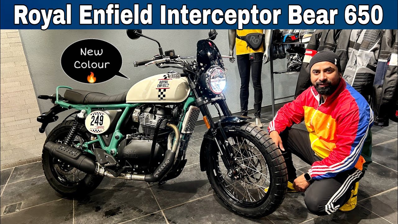 New Colour 2025 Royal Enfield interceptor Bear 650 Details Walkaround ...
