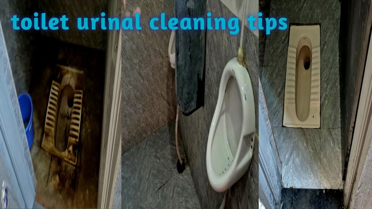 toilet & urinal cleaning tips // how to clean urinal - YouTube