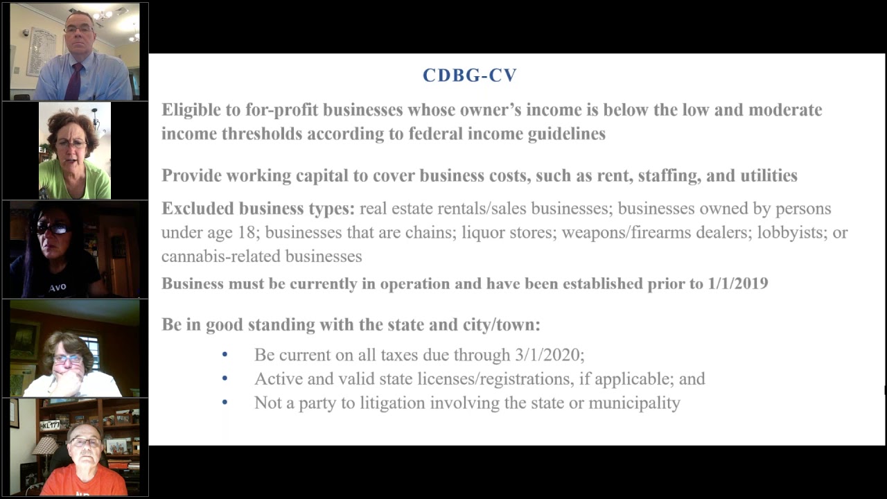 Community Development Block Grant Public hearing for CV Grant ...