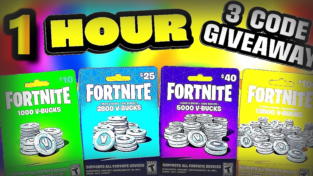 FREE VBUCKS CODES - YouTube