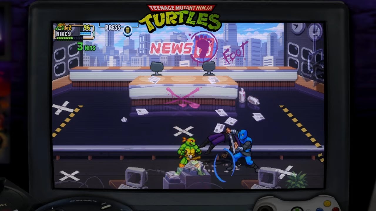 Teenage Mutant Ninja Turtles: Shredder's Revenge CRT FILTER - YouTube