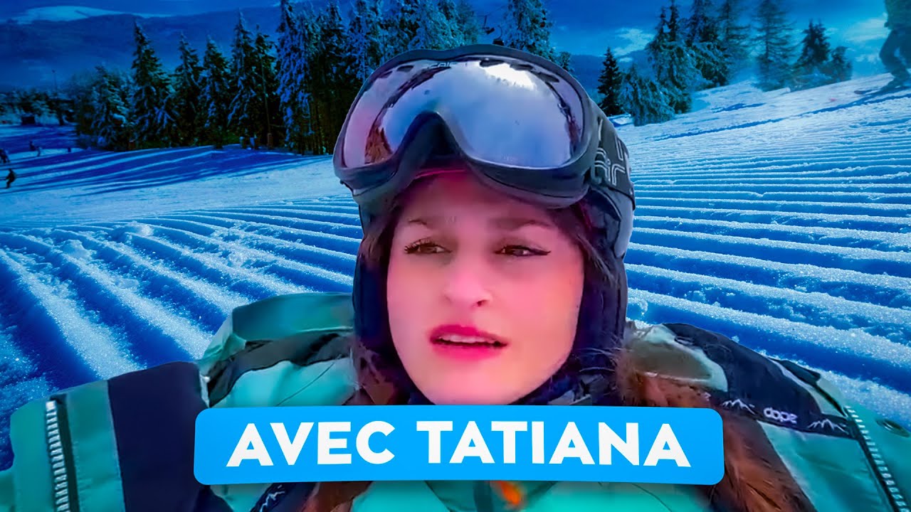 JE SUIS AU SKI AVEC @tatiana_tv ET ENZO !! - YouTube