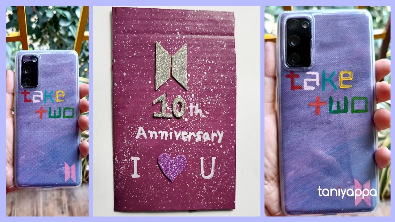 diy bts 10th Anniversary crafts ideas/diy bts table decor & diy bts ...