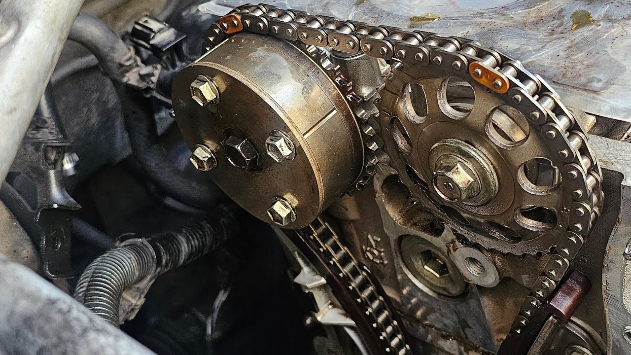 2AZ-FE ENGINE. TIMING MARK POSITION. (by jess automotive) - YouTube