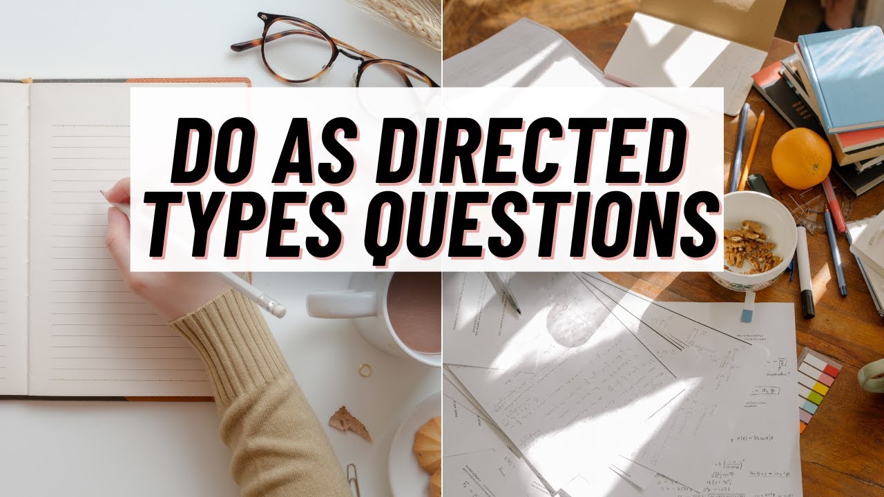 Complete Guide to 'Do as Directed' Questions | English Grammar ...