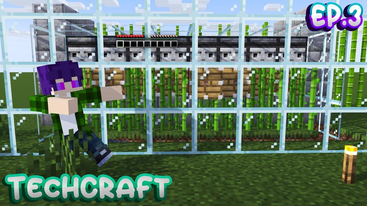 Increíble granja de caña automática en Minecraft 😱 | | Techcraft Episodio 3 | | Javi_Twin - YouTube
