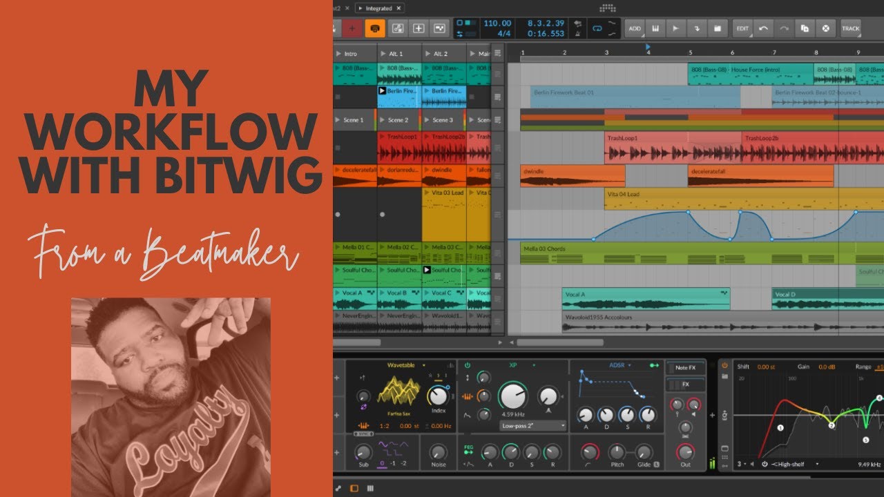 My Workflow with Bitwig #bitwigstudio #bitwig #workflow - YouTube