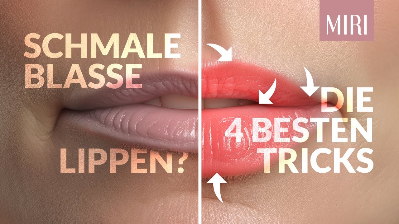 Plisseefalten? Schöne Lippen ohne Spritze - YouTube