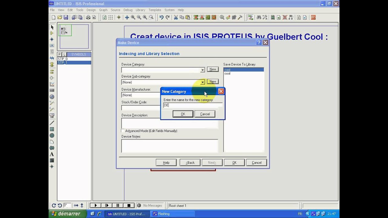 MAKE DEVICE IN ISIS PROTEUS - YouTube
