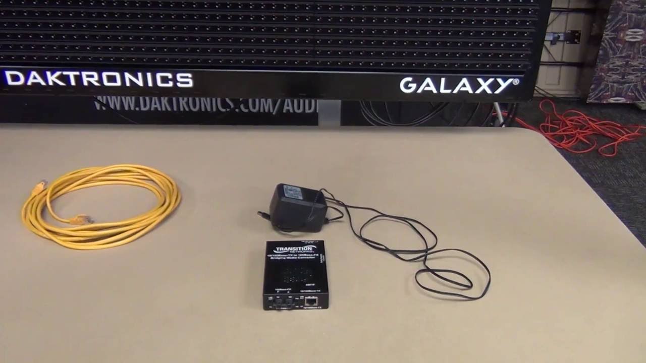 How to Properly Install Ethernet Fiber Communication for a Daktronics ...