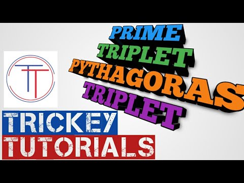 Pythagoras Triplet & Prime Triplet - YouTube