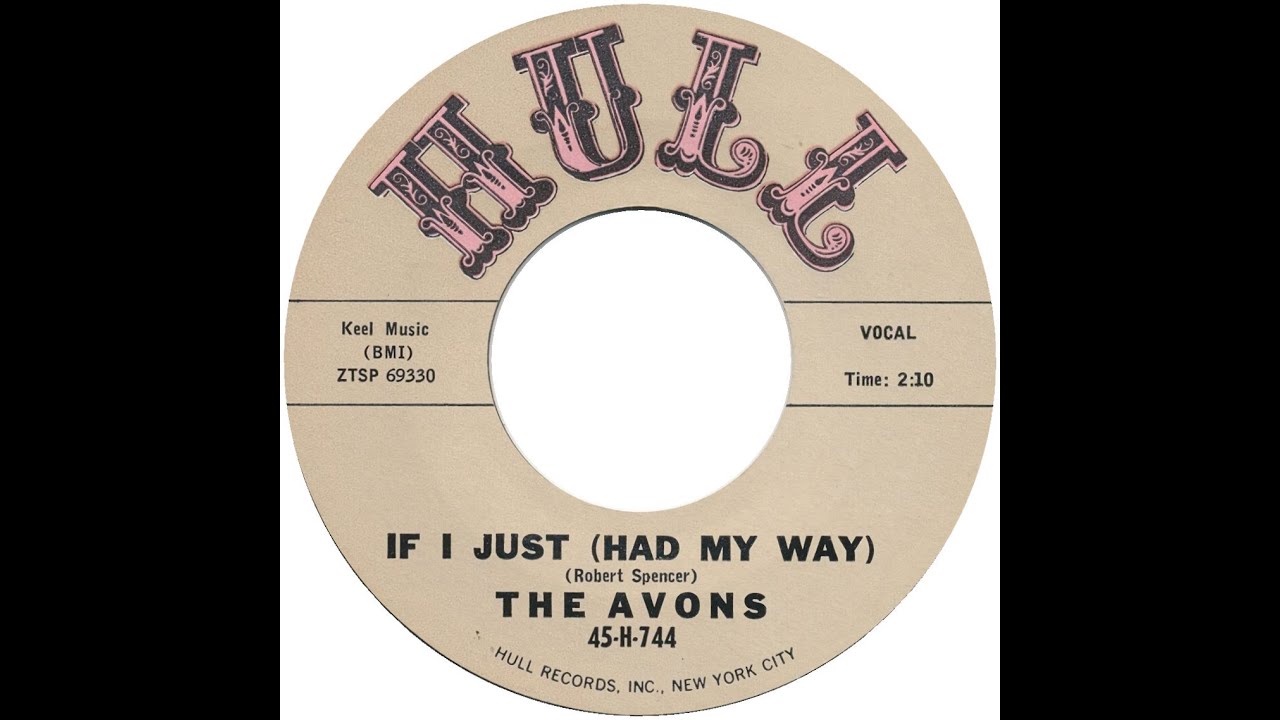AVONS IF I JUST (HAD MY WAY) - YouTube