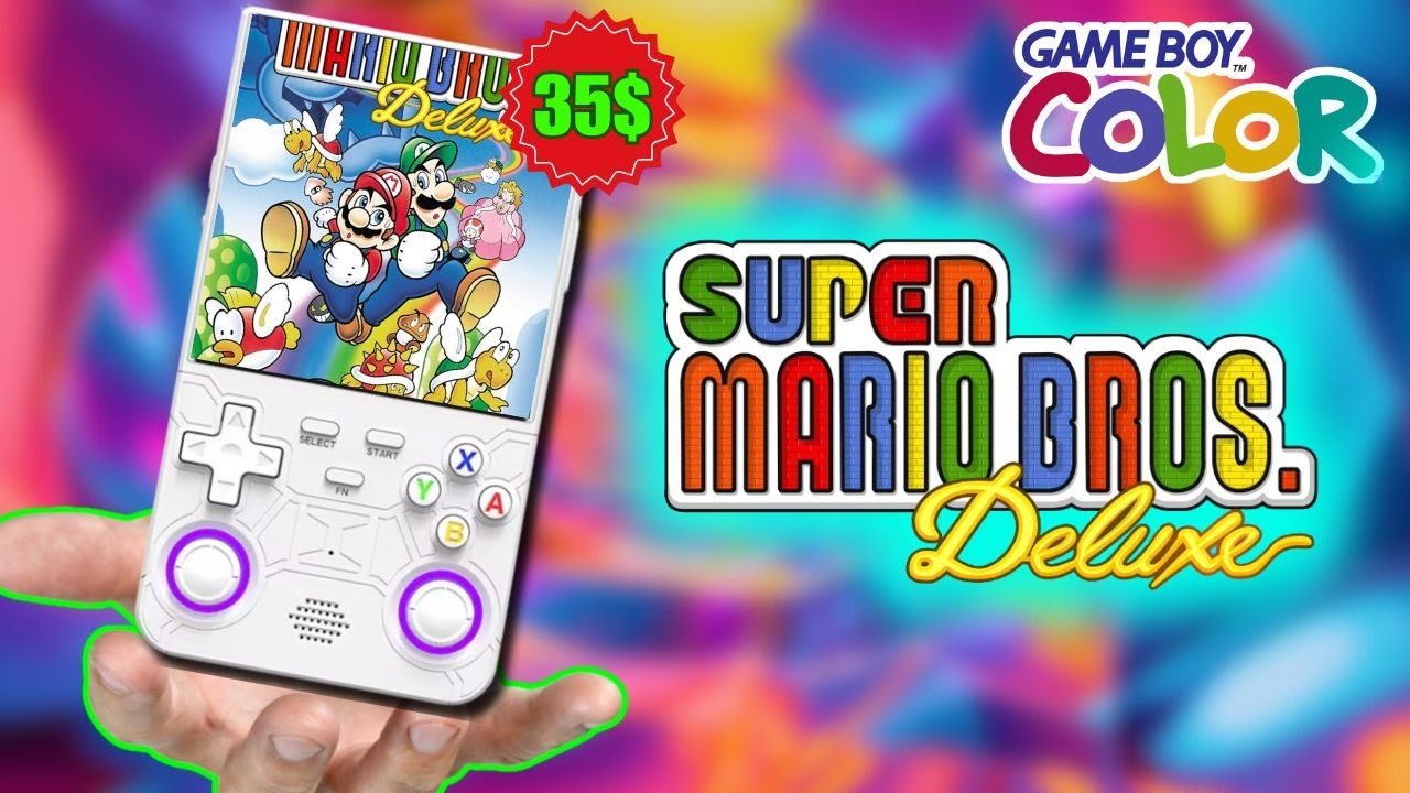 Super Mario Bros. Deluxe On This 35$ Gaming Console! | R36 Ultra ...