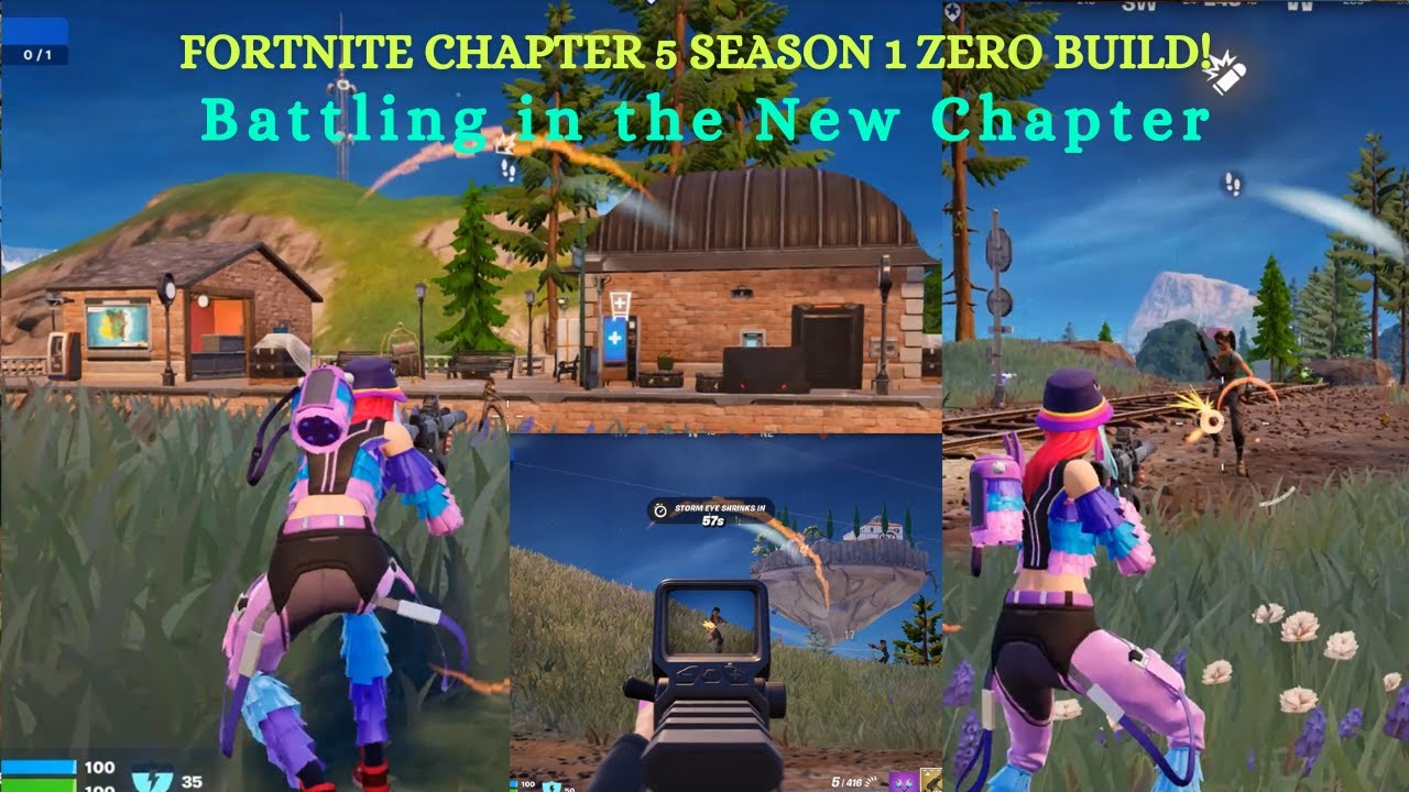 Battling in the New Chapter: Fortnite Chapter 5 Season 1 Zero Build! # ...