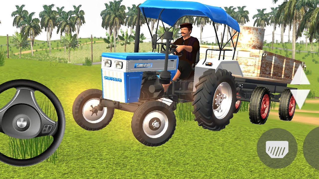 Indian Tractor Driving 3d: Swaraj Tractor Driving Game #tractor # ...