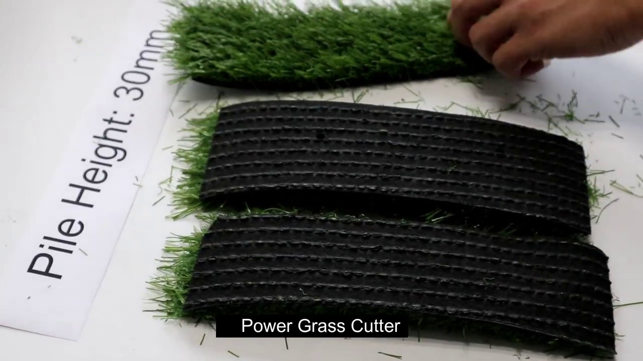 Power Artificial Grass Cutter - YouTube