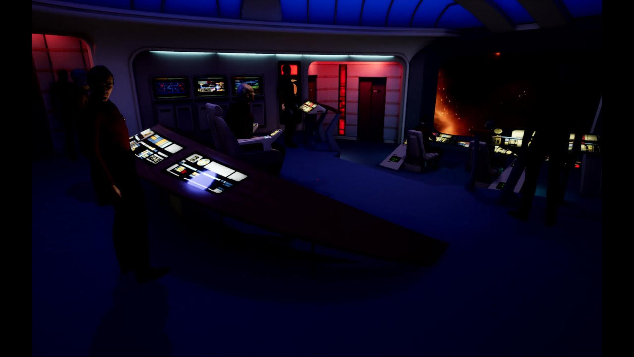 Enterprise-D bridge from Yesterday's Enterprise - YouTube