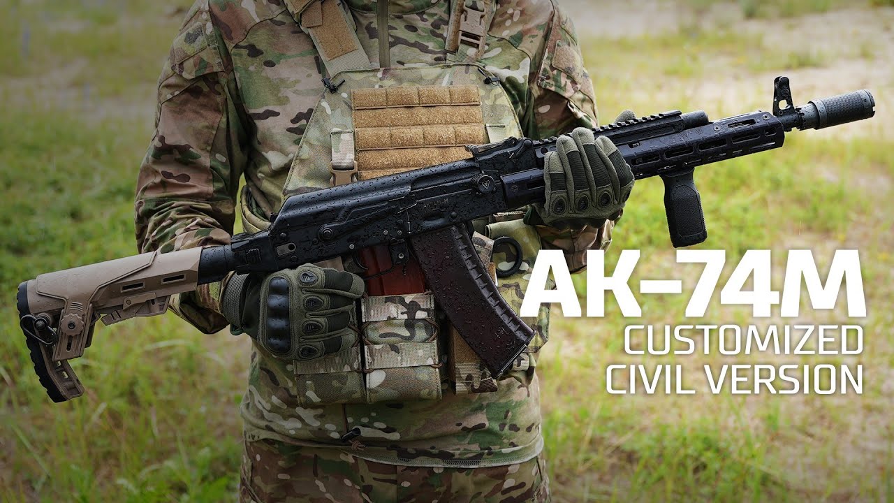 Customized Version of the Civilian AK-74M - YouTube