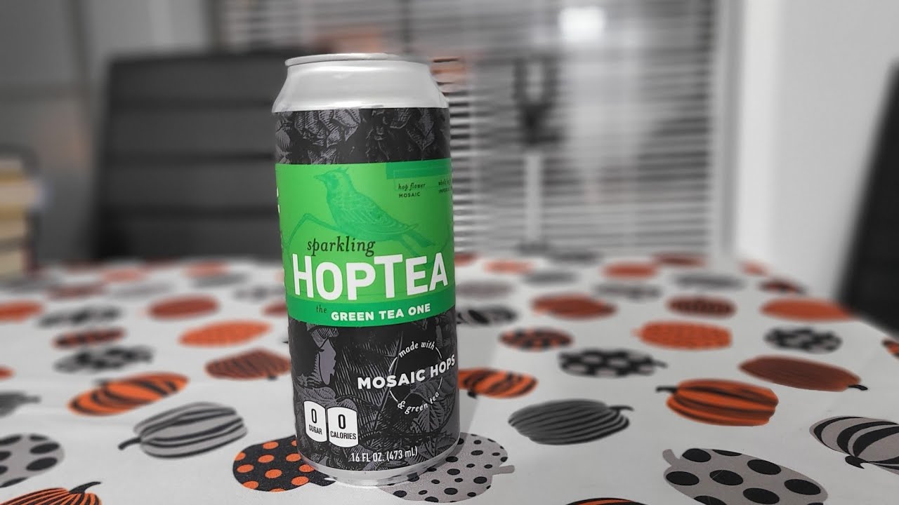 HopTea by HopLark , A Hop Infused Sparkling Tea Review - YouTube