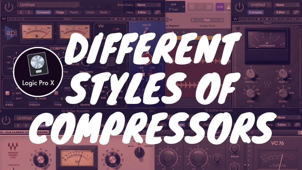 Audio Compressors Comparison | Waves Audio | Native Instruments | HC ...