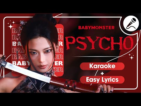BABYMONSTER - ‘PSYCHO’ Instrumental | Karaoke with Easy Lyrics