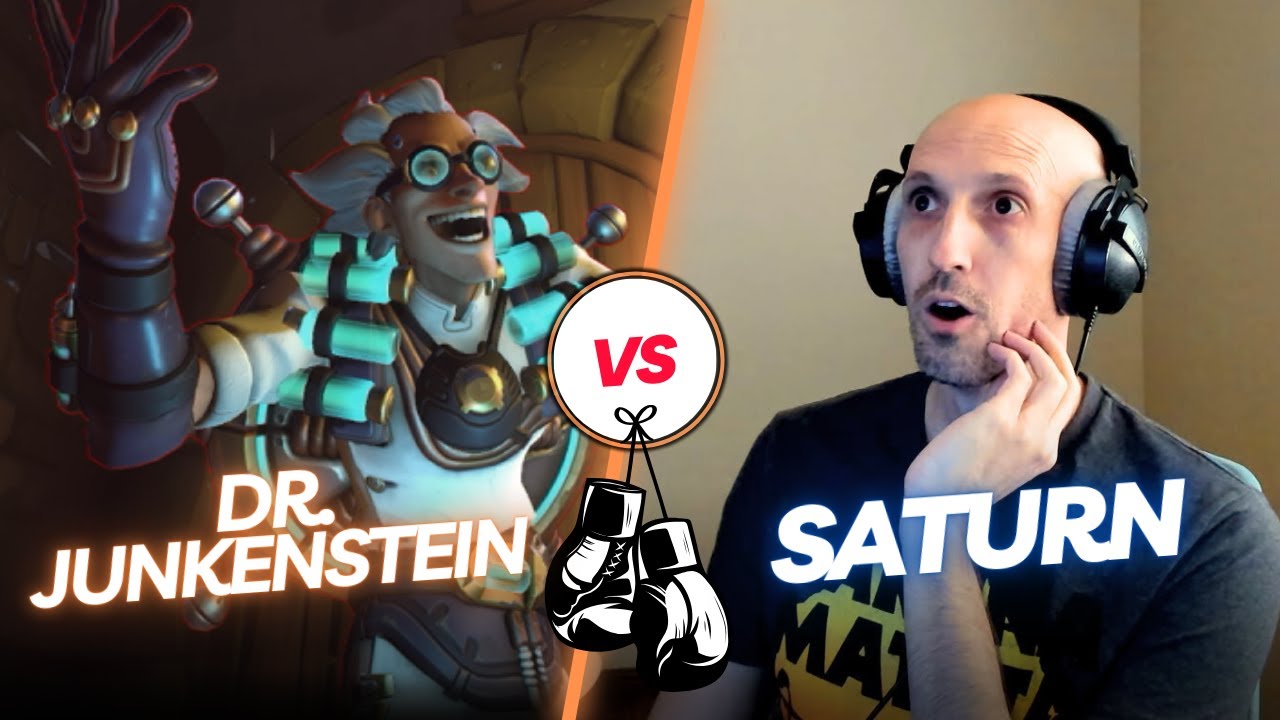 Dr. Junkenstein vs. Saturn! | Brand new player tries to learn Overwatch ...