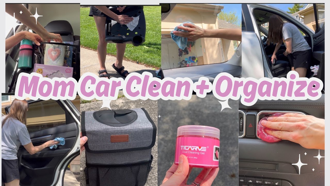 CAR CLEAN OUT | Mom Car Clean Out | Clean With Me | Cleaning Motivation ...