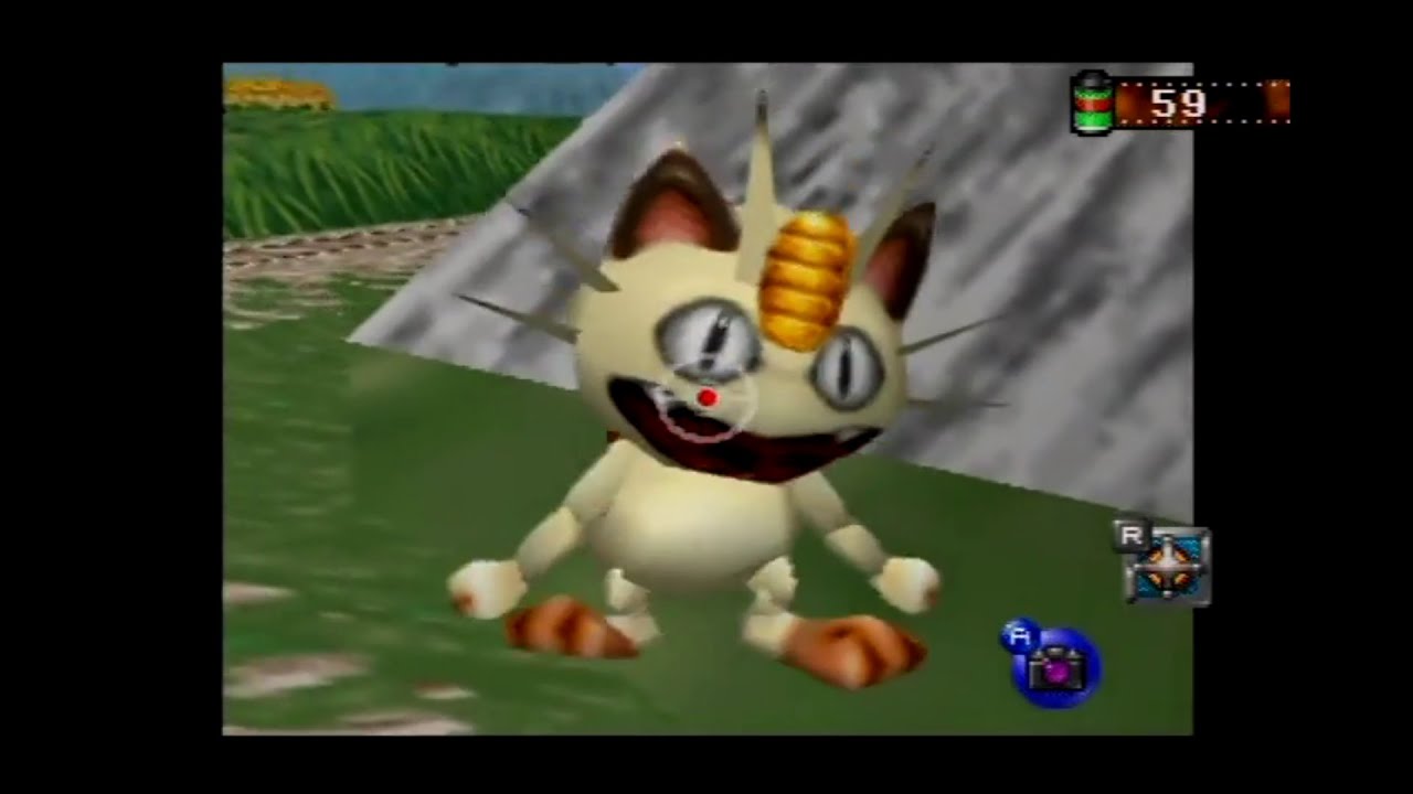 Pokemon Snap 64: Meowth - 4490 - YouTube