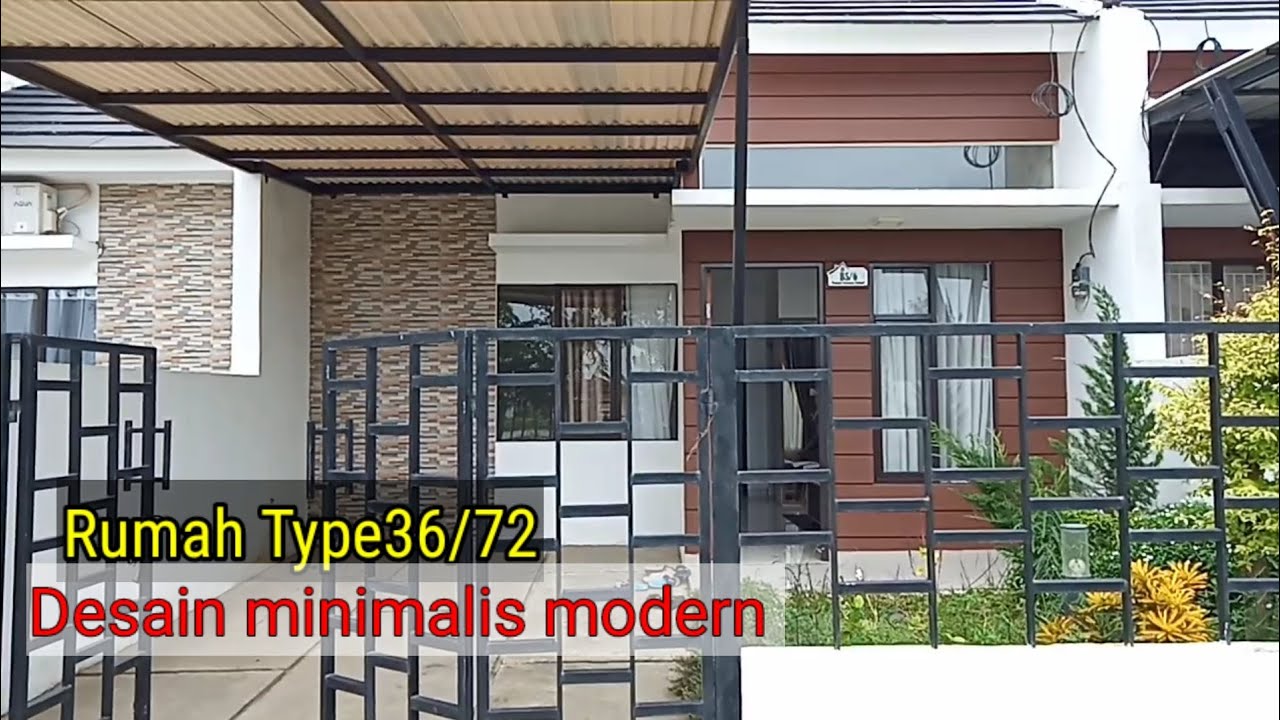 RUMAH TYPE 36/72 |DESAIN MINIMALIS MODERN - YouTube