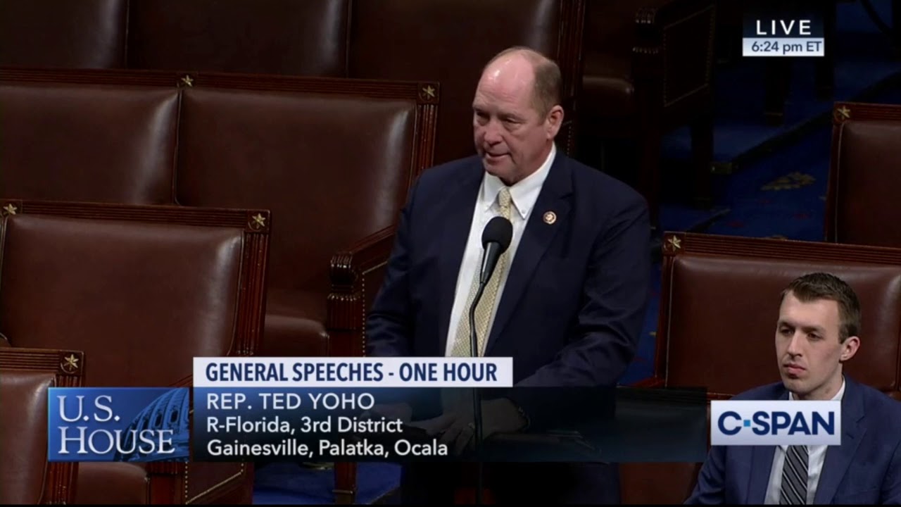 Congressman Ted Yoho's Speech on China's Oppression in East Turkistan ...