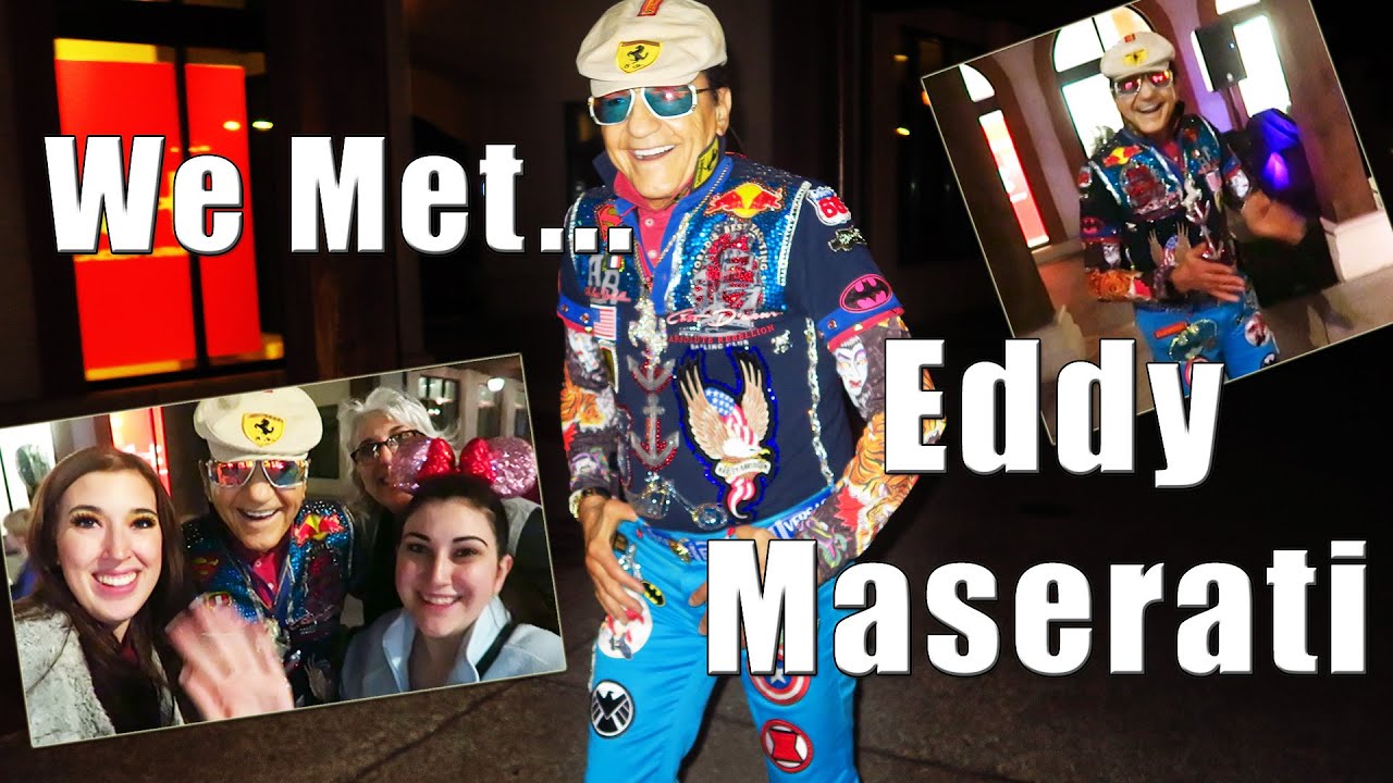 WE MET EDDY MASERATI AT DISNEY (LEGENDARY!) - YouTube