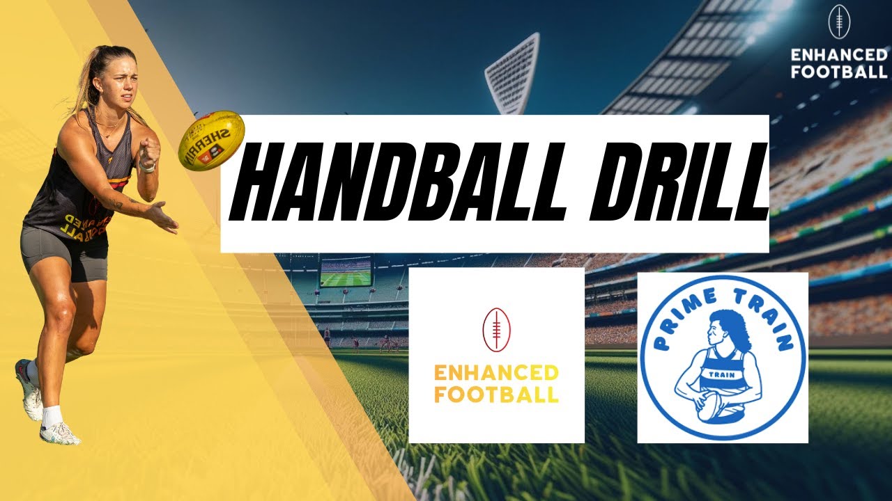 AFL handball drill with Prime Train - YouTube