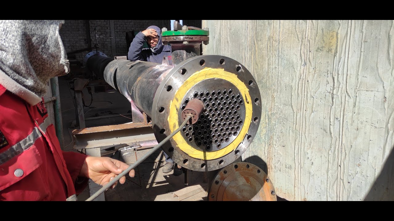 HEAT EXCHANGER WELDING OF END TUBE SHEET BY ARGON - YouTube