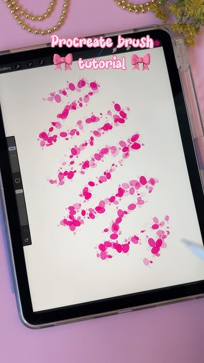 Procreate brush tutorial 💗 #shorts #procreate #brush #tutorial #creative #procreatebrushes #ipad ...