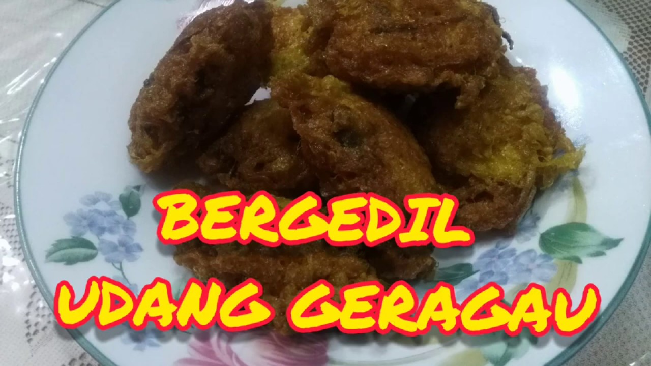 Resepi Bergedil Udang Geragau | Cekodok Udang Geragau - YouTube