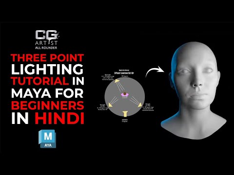 three point lighting in maya | three point lighting tutorial|maya ...