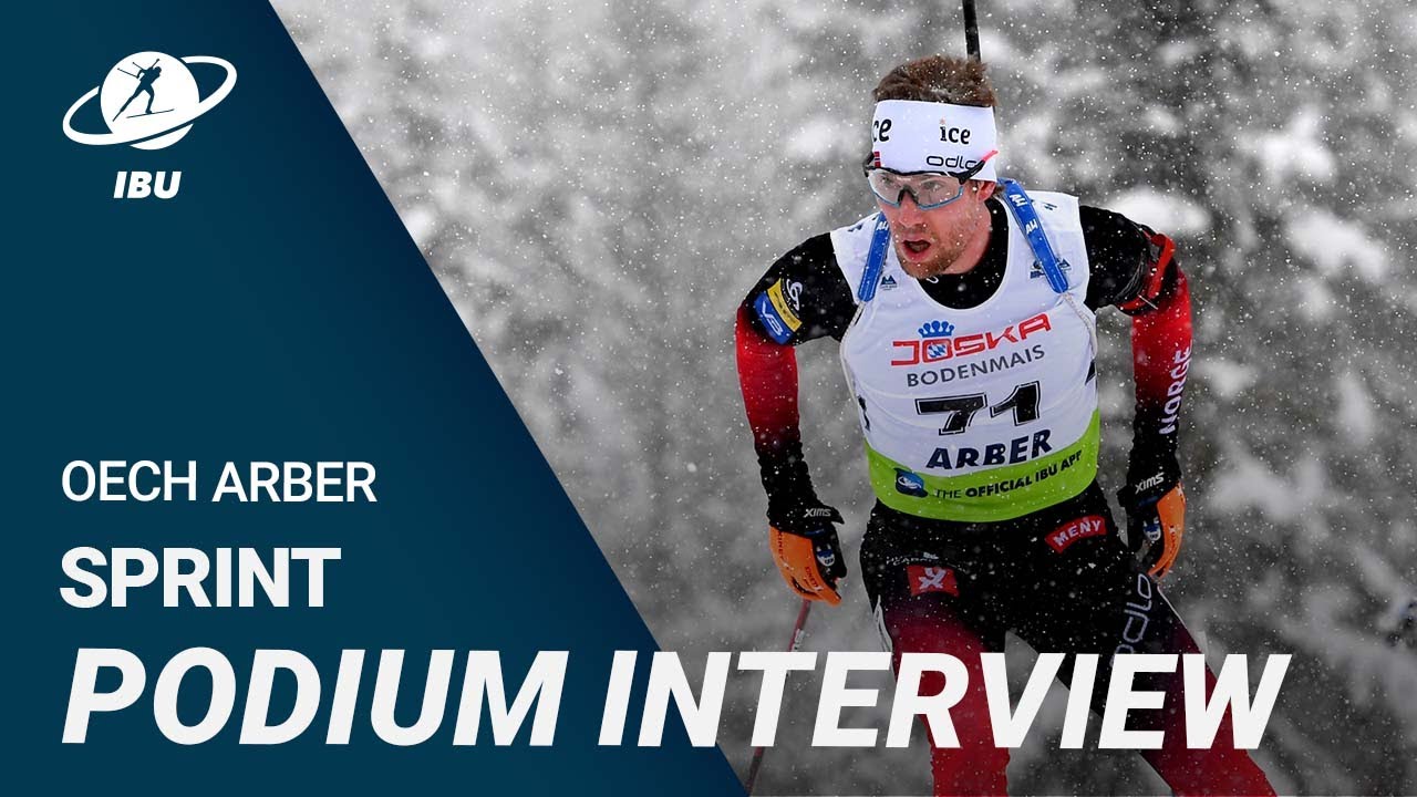OECH 2022 Arber Men Sprint Podium Interview - YouTube