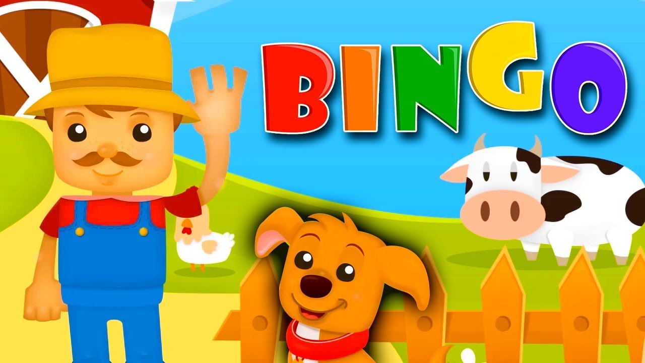 BINGO Dog Song Kids song For Children Nursery Rhymes With Lyrics Rhymes ...