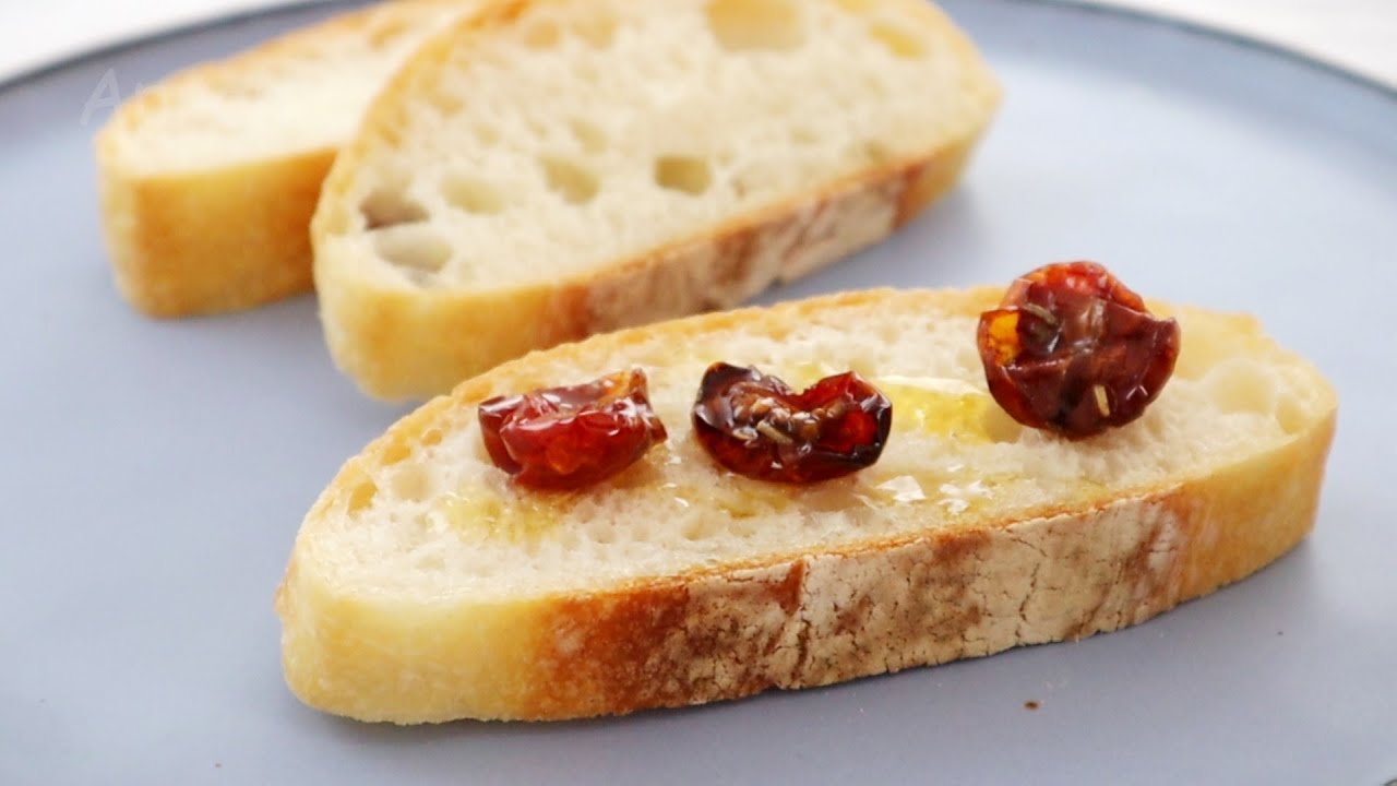 Olive oil Tomato Confit | Apron - YouTube