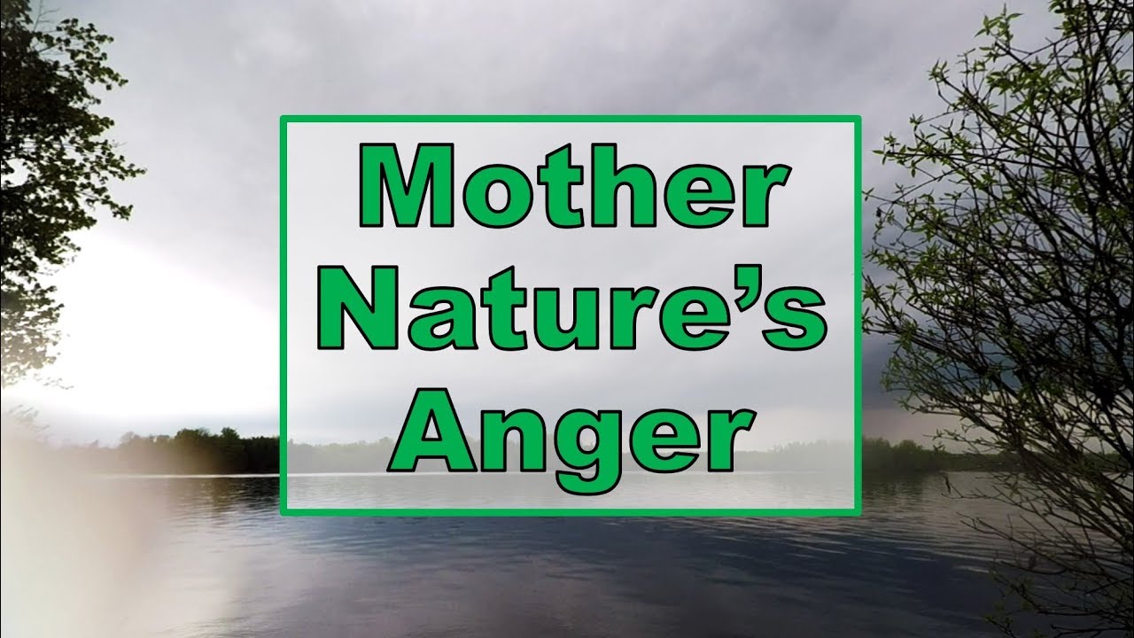 Mother Nature's Anger: A storm and sunset time lapse - YouTube